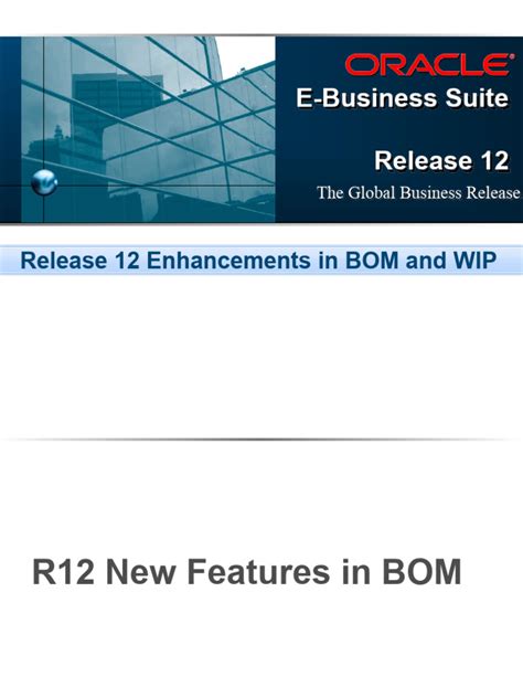 Dokumen Tips Oracle E Business Suite R12 Bom And Wip Pdf Software