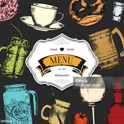 레스토랑 메뉴 디자인입니다 바 레스토랑 커피 하우스 카페에 대 한 벡터 메뉴 브로슈어 서식 파일 디자인에 대한 스톡 벡터 아트 및 기타 이미지 Istock