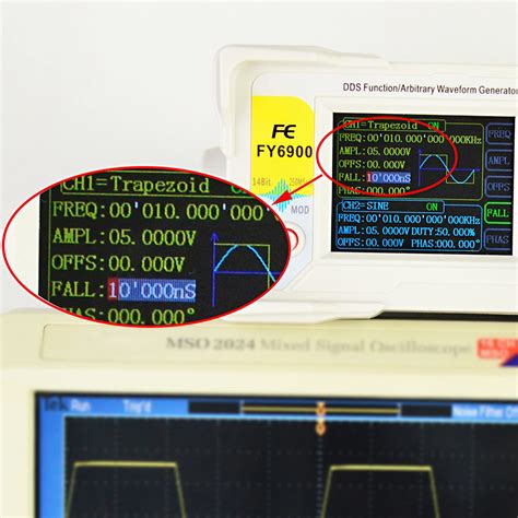FY6900 100MHz Function Signal Generator DDS Dual Channel Function Signal Arbitrary Waveform
