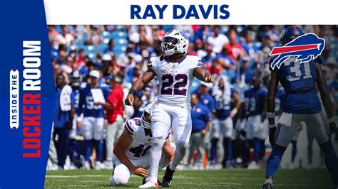 Ray Davis Talks Playing Kicker Bills Offensive Cohesion And More