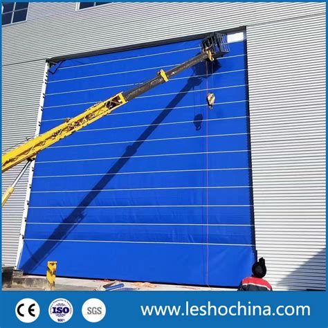 Industrial Automatic Pvc Fabric Vertical Roll Up Aircraft Hangar Mega