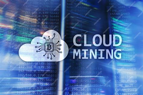 Premium Photo Cloud Computing Data Or Cryptocurrency Bitcoin Ethereum Mining In Data Center