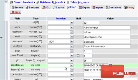 Reset Your Joomla Admin Password Using Phpmyadmin Web24