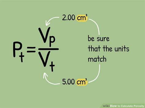 Ways To Calculate Porosity WikiHow Ways To Calculate Porosity WikiHow