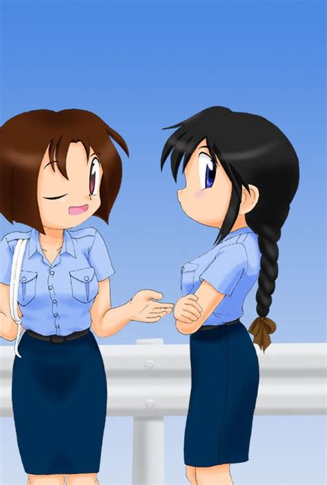 Tsujimoto Natsumi And Kobayakawa Miyuki Taiho Shichauzo Drawn By