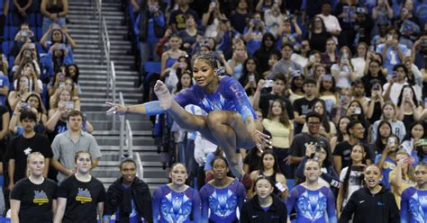 Inside Ucla Gymnastics Star Jordan Chiles Perfect Floor Routine Los
