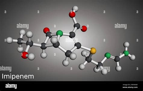 Imipenem Molecule A Broad Spectrum Carbapenem Antibiotic Used To Treat