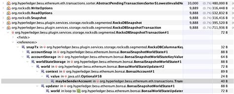 transaction memory leak when using bonsai snapshots during full sync