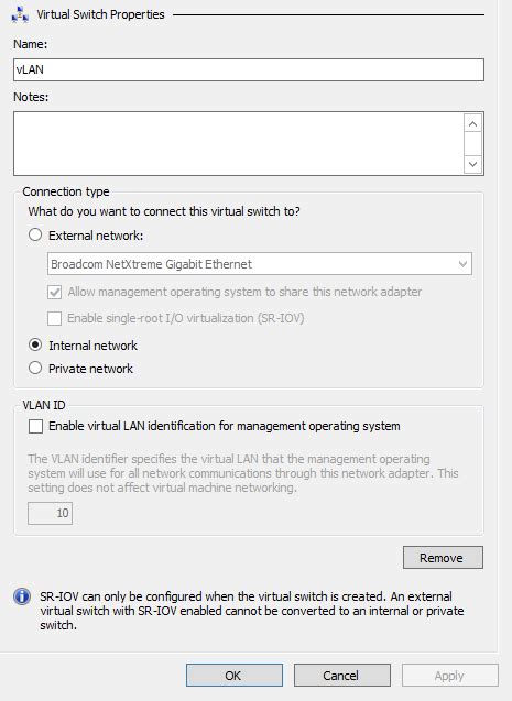 Pfsense And Hyper V Communication Issue With A Single Vlan Virtualization Spiceworks Community