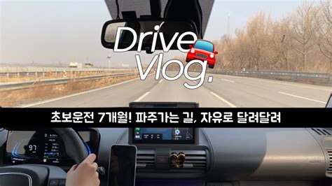 🚘 초보운전 브이로그 캐스퍼 파주 가는길 자유로 달리기 초보운전 5대라니 파주 식물가게 파주 두부 맛집