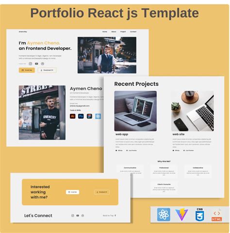 Portfolio React Js Template