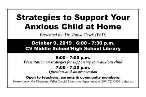An Informative Chenango Valley Central School District