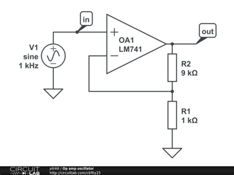 non inverting amplifier circuitlab