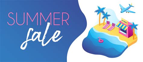 여행사 또는 Airlineonline 티켓 및 호텔 예약용 벡터 배너 템플릿 여행 여행 모험의 시간 여름 방학 광고 프로모션 투어 판매 3차원 형태에 대한 스톡 벡터 아트