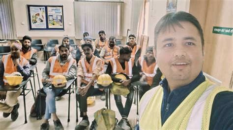 Abhishek Joshi On Linkedin Given Training To Contract Workman On Lock