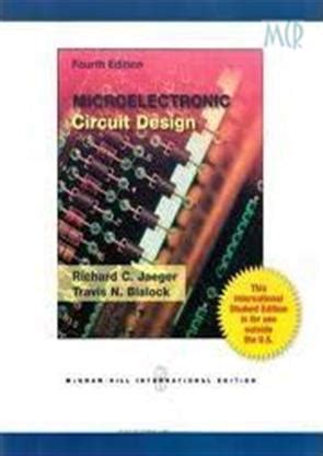 Microelectronic Circuit Design Th Edn Food Science And Technology Mc Graw Hill India