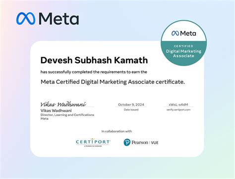 Thrilled To Announce That Ive Successfully Completed My Meta