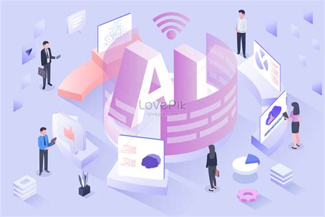 Ai 인공 지능 25d 벡터 일러스트 일러스트 무료 다운로드 Lovepik