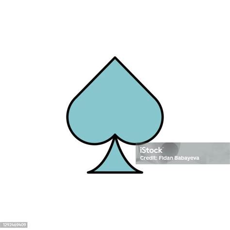 포커 라인 아이콘 표지판과 기호는 흰색 배경의 웹 로고 모바일 앱 Ui Ux에 사용할 수 있습니다 가능성에 대한 스톡 벡터 아트 및 기타 이미지 Istock