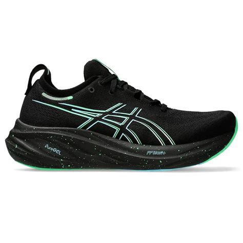 Asics Gel Nimbus 26 Preto E Verde