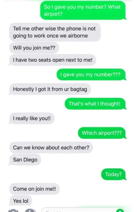 Airline Worker Sends Woman Creepy Texts After Stealing Number From