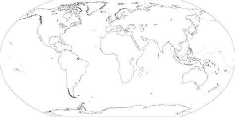World Map For Drawing At GetDrawings Free Download