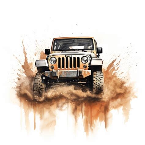 Premium Ai Image Exploring Boundaries The Mesmerizing Jeep Drift On