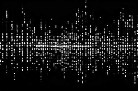 Premium Photo Abstract Binary Code Or Digits White Wallpaper For