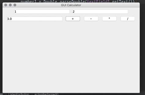 Java Swing GUI Make A Calculator Part Handle Button Event With ActionListener Samderlust
