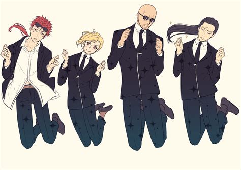 Reno Tseng Rude And Elena Final Fantasy And 3 More Drawn By Rito