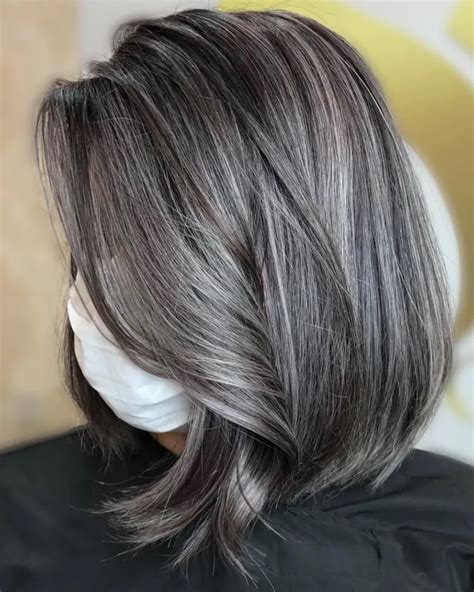What Kind Of Balayage For White And Grey Hair Spotlight On Gray
