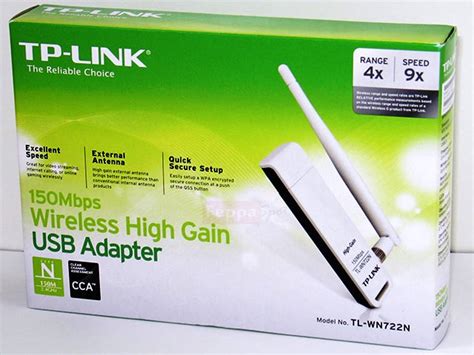 TP-Link TL-WN722N 150M Lite-N High Gain Wireless USB Adapter With ...