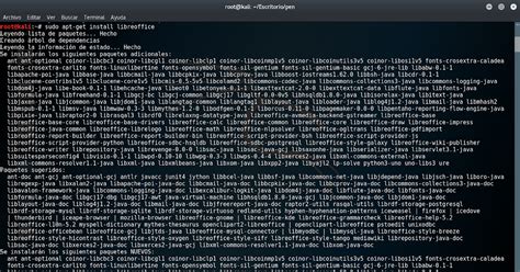 Un Informático Bajo Linux Instalar Libreoffice En Kali Linux 2017