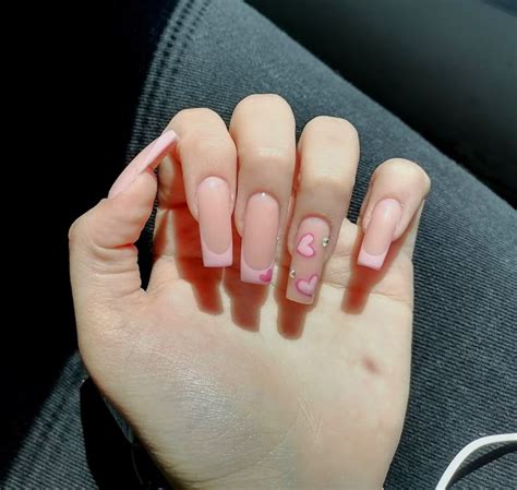 Ногти дизайн квадрат Дизайнерские ногти Дизай ногтей Розовые ногти