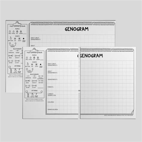 Genogram Template An New Option For Making Easier Organized Genograms LindsayBraman Com