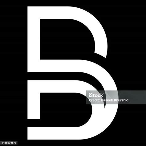 최소한의 Rb 로고 고급 배경에 Rb 편지의 아이콘입니다 Br 모노그램 이니셜을 기반으로 한 로고 아이디어 전문적인 다양한 문자