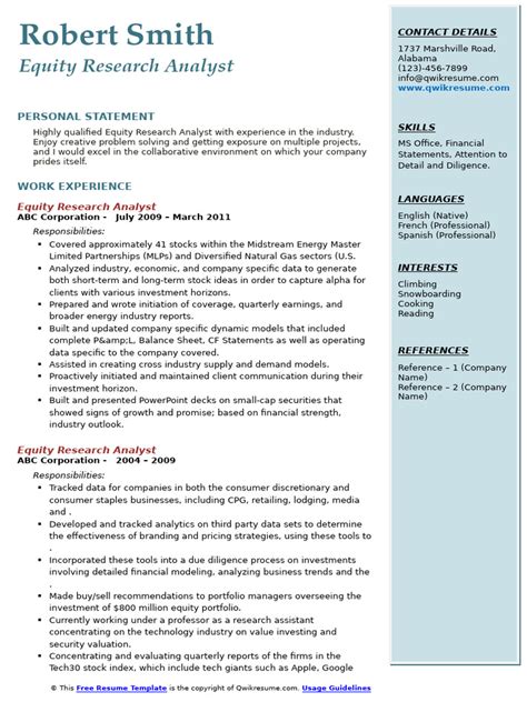 Equity Research Analyst 1594865967 Pdf Financial Analyst Investing