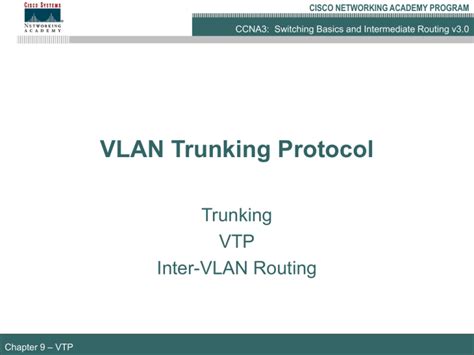 CCNA3 Chapter 9