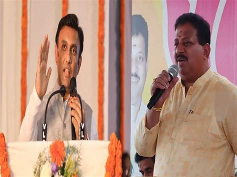 Chikkaballapura Lok Sabha Polls Former Minister Sudhakar Mla Vishwanaths Son Lobby For Bjp