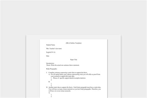 18 MLA Format Templates Free Download Word PDF