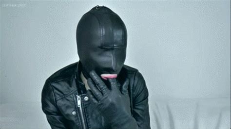 Sense Deprivation Leather Mask Hd Leather Lissy Clips4sale