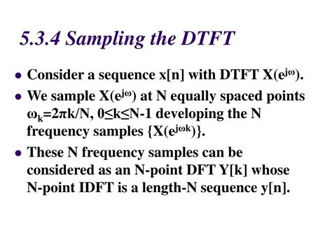 Ppt Chapter 5 Finite Length Discrete Transforms Powerpoint