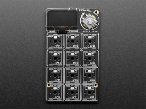 Adafruit Macropad Rp2040 Starter Kit 3x4 Keys Encoder Oled Adabox019 Essentials Pishop Ca