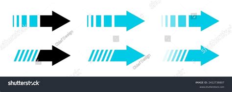 Arrow Dynamic Symbol Speed Fast Arrows Symbols Royalty Free Stock Vector Avopix Com