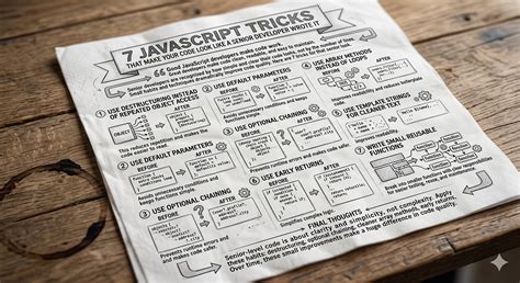 7 Javascript Tricks That Make Your Code Look Like A Senior Developer