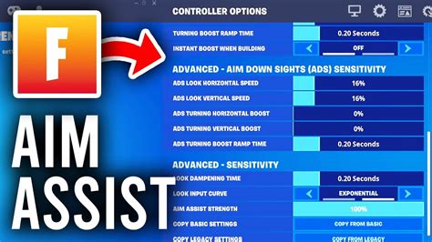 How To Turn On Aim Assist In Fortnite Full Guide YouTube