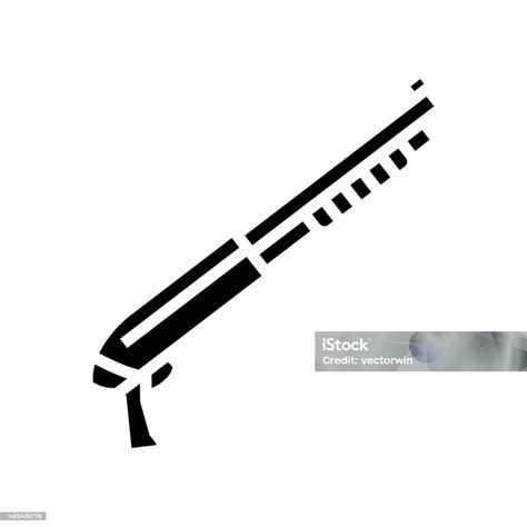 산탄총 무기 전쟁 문자 모양 아이콘 벡터 그림 검에 대한 스톡 벡터 아트 및 기타 이미지 검 고대의 군사 Istock