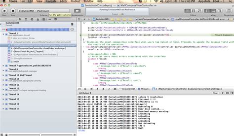 Ios Mfmailcomposeviewcontroller Not Working On Device Instance