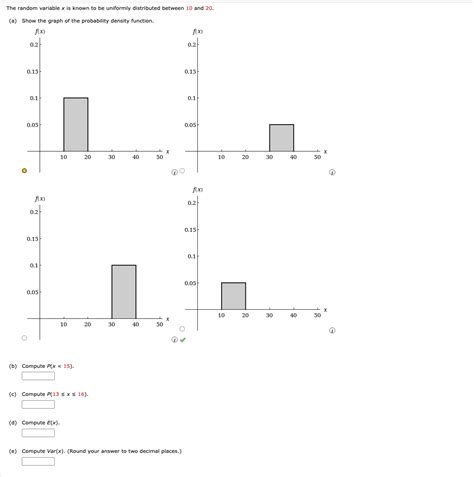 Solved The Random Variable X Is Known To Be Uniformly