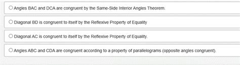 Solved The Following Is An Incomplete Paragraph Proving That